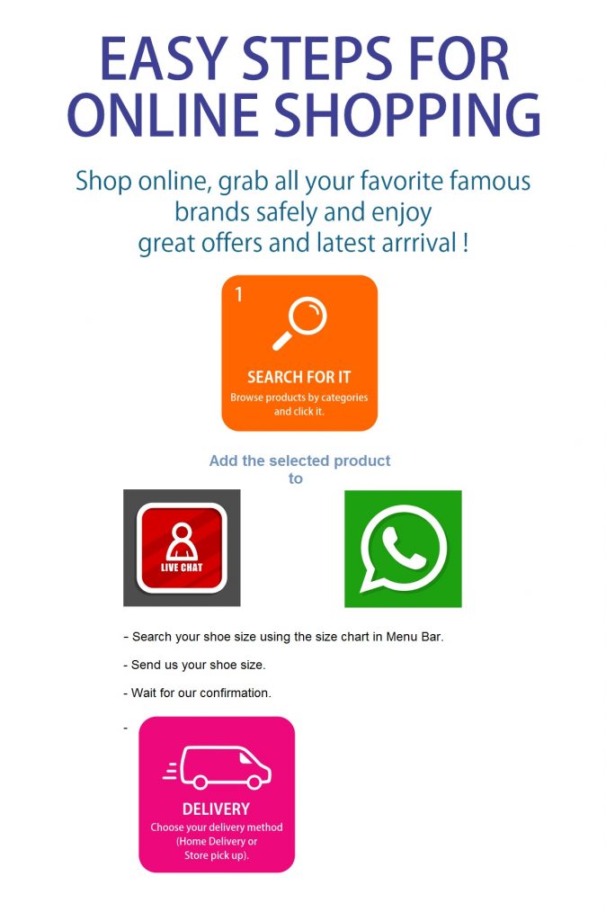 How to order online – Alla Moda Shoes